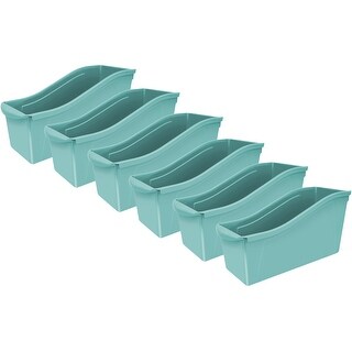 Storex Large Book Bin, Teal, Pack of 6 - Bed Bath & Beyond - 39180764