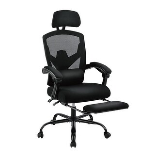 Mesh High Back Ergonomic Office Chair Lumbar Support Pillow Computer ...
