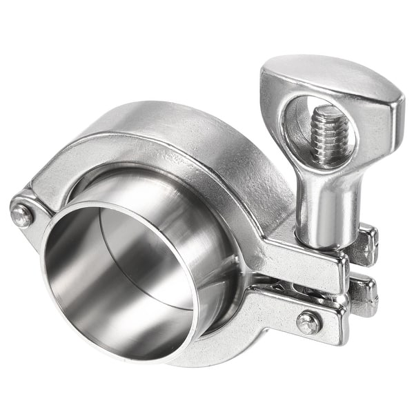 1.5" Vacuum Clamp Set, 1 Pack Hose Clamp with Nut Flange Blind Plate ...