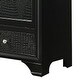 LED 67 Inch TV Media Entertainment Console, 2 Barn Doors, Black Finish ...