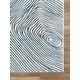 Abani Vista Abstract Blue and Off White Indoor Rug - Bed Bath & Beyond ...