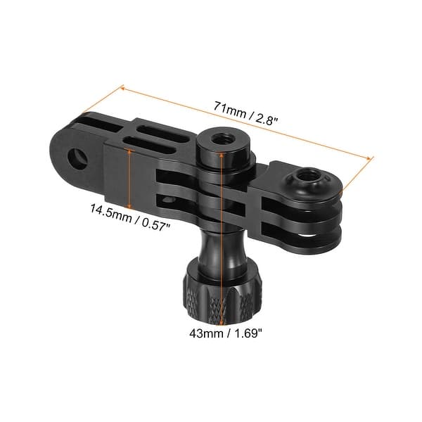 Adjust Arm Straight Joints Mount, 90 Degree Adapter for Action Camera ...