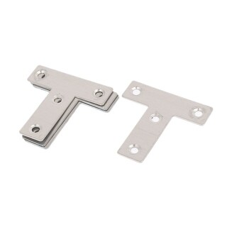 50mmx50mm T Shape Angle Plate Flat Corner Brace Fixing Bracket 4pcs ...