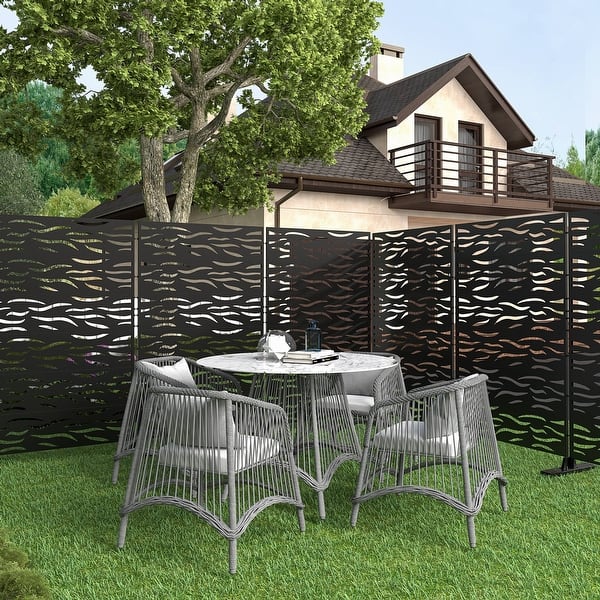 Outdoor Privacy Wall Garden Privacy Screen Decorative Room Divider ...