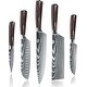 Kitchen Chef Knife Sets, 3.5-8 Inch Set Boxed Knives 440A Stainless ...