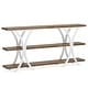 Console Table with Storage Shelf, 70.8 Inch Long Sofa Table Entry Table ...