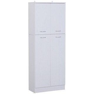 Koven Dover Storage Pantry 62"H High with Adjustable Shelves - 23.46”L ...