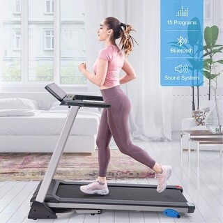 Folding Electric Motorized Running Treadmill, Jogging Walking Machine ...