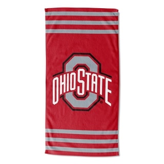 COL 720 Ohio State Stripes Beach Towel - 30x60 - Bed Bath & Beyond ...