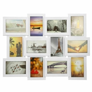 18 Photo Collage Frame Wall Mount Home Decor White - Bed Bath & Beyond ...