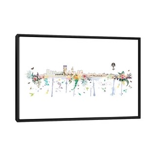 iCanvas "Perth Collage Skyline" by Natalie Ryan Framed - Bed Bath ...