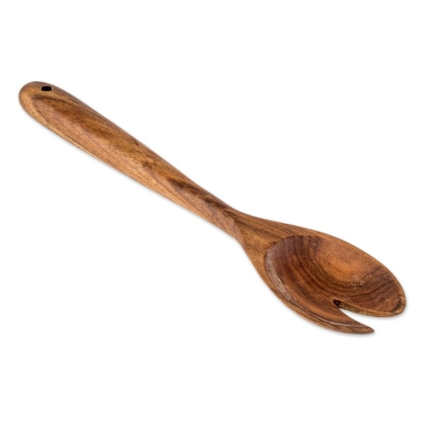 Novica Handmade Dinner Is Served Wood Serving Spork - Bed Bath & Beyond ...