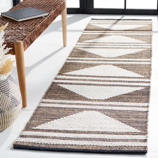 SAFAVIEH Handmade Natural Fiber Suad Jute & Wool Rug - On Sale - Bed Bath & Beyond - 36257677