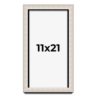 11x21 Shadow Box Frame Silver Real Wood Contemporary Shadowbox Display ...