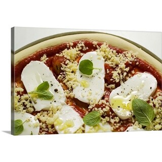 "Unbaked Mozzarella Pizza" Canvas Wall Art - Bed Bath & Beyond - 16470201