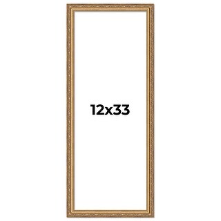 12x33 Frame Red Solid Wood Picture Frame - Bed Bath & Beyond - 39765802