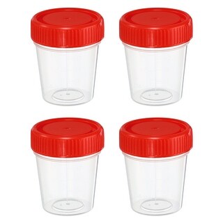 50mL Sample Cups Sample Containers Leak Proof Screw Cap for Lab Home ...