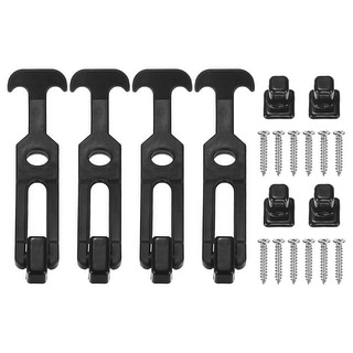 4-Pack T-Handle Rubber Flexible Draw Latches,4.3" Latches for Toolbox ...