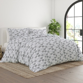 Simply Soft Oversized 3 Piece Make a Wish Print Duvet Cover Set - Bed ...