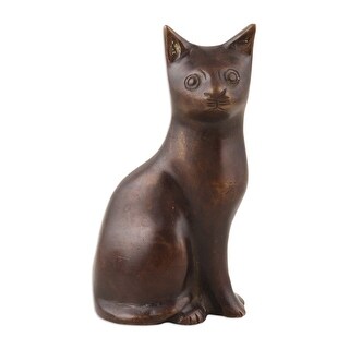 Novica Handmade Royal Friend Copper-Plated Statuette - Bed Bath ...