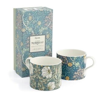 Pimpernel Set of 2 Spode Morris and Co Mugs - 12 oz - Bed Bath & Beyond ...