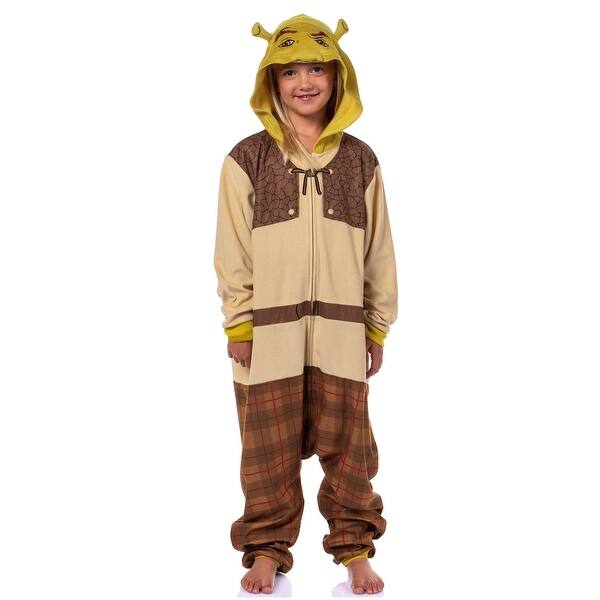 DreamWorks Shrek Boys' Character Union Suit Sleep Pajama For Kids - Bed ...