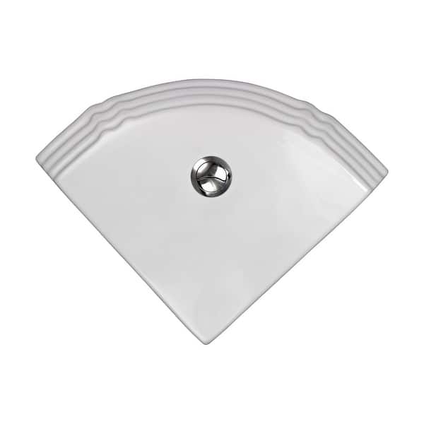 White Ceramic Corner Toilet Tank Part Only Sheffield Dual Flush ...