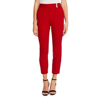 CeCe Women's Ponte Slim Pants Red Size 10 - Bed Bath & Beyond - 40587416