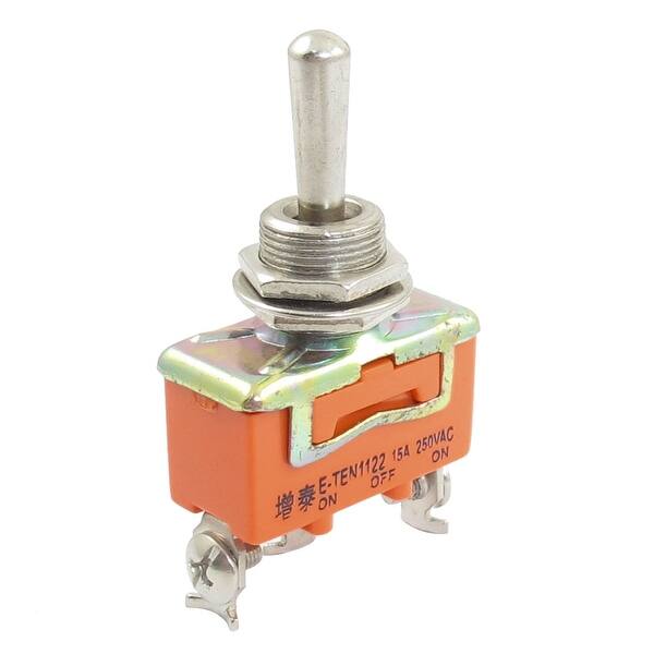 AC 250V 15A ON-OFF-ON SPDT 3 Position 3 Terminals Toggle Switch - Bed ...