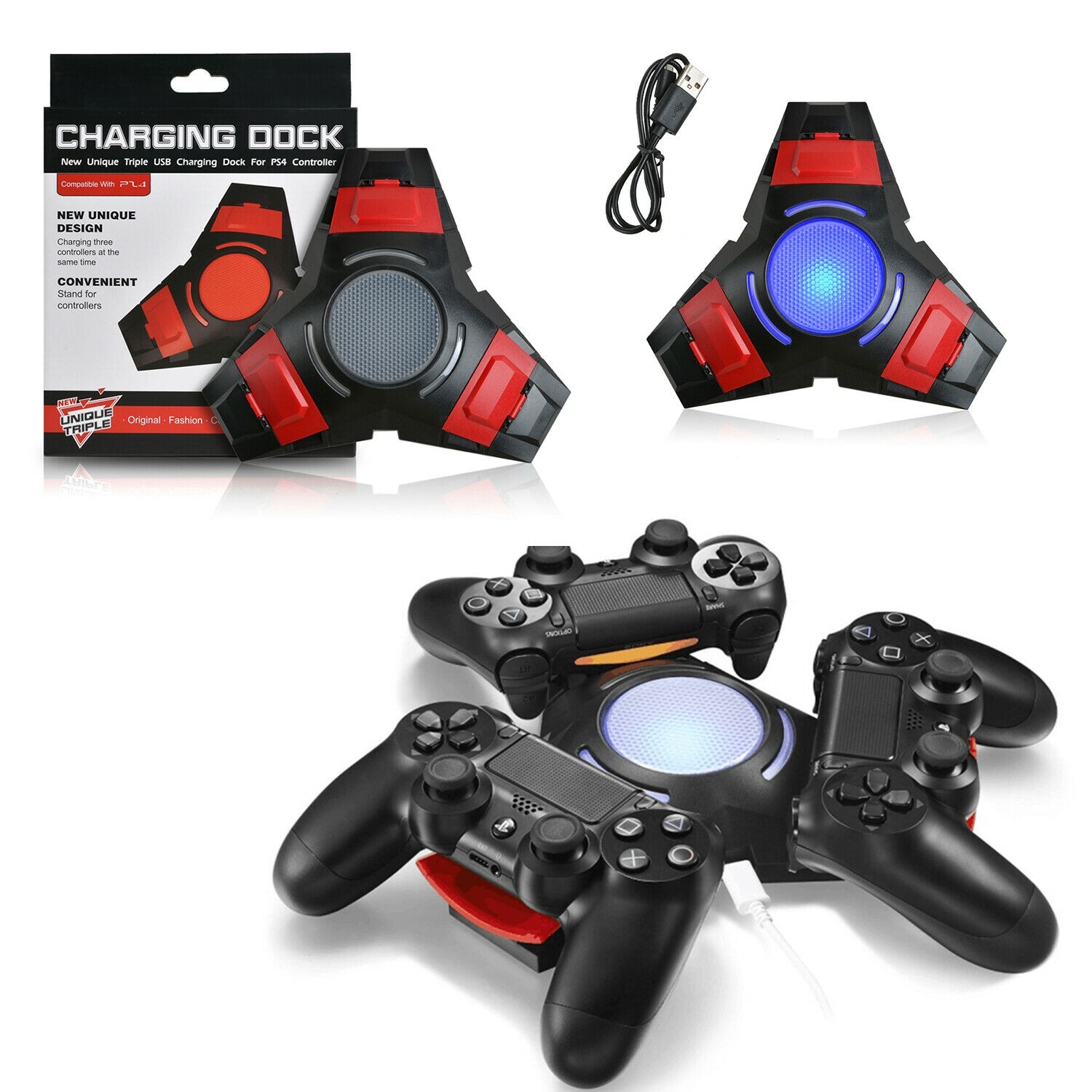 ps4 controller charger dock