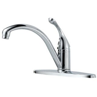 Delta 140-DST Collins Single Handle Kitchen Faucet, Chrome - Bed Bath ...