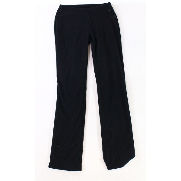Shop The North Face Womens Pants Black Size XS Fleece Straight Leg ...