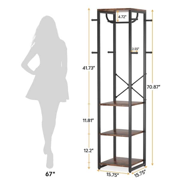 coat rack dimensions