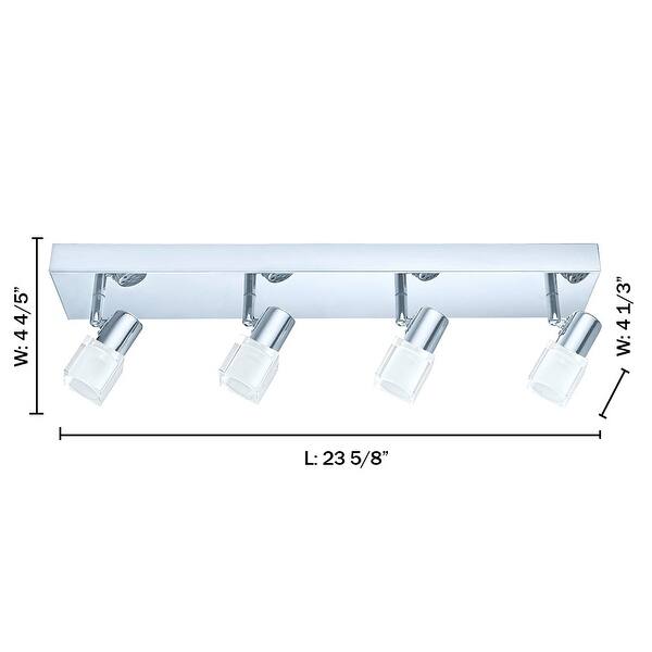 Eglo Norcera 4-light Chrome Track Light - Bed Bath & Beyond - 16965301