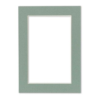 11x17 Mat Bevel Cut for 9.5x13 Photos - Acid Free Seafoam Green Precut ...