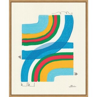 A Plan For Myself by Amber Vittoria Framed Canvas Wall Art Print - Sylvie Maple - Bed Bath ...