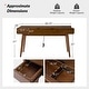 Viv 60" Mid-century modern Desk with Adjustable Sit-to-stand Desktop by ...