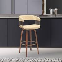 Topanga Upholstered Swivel Bar/Counter Stool - On Sale - Bed Bath ...