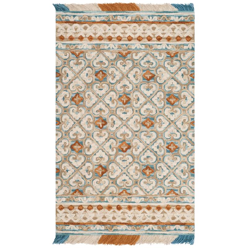 SAFAVIEH Handmade Blossom Dosta Modern Floral Wool Rug - On Sale ...