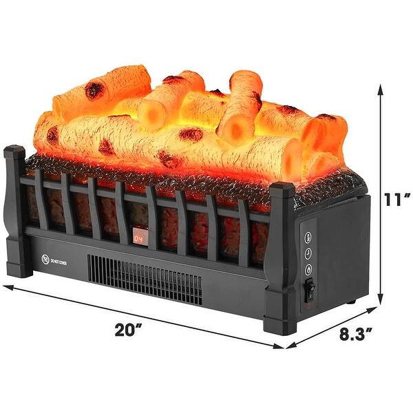 Royalcraft's 20.87'' W Electric Log Set Fireplace with Fake Wood - 20X8 ...
