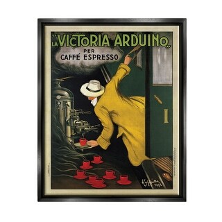 Stupell La Victoria Arduino Cafe Espresso Vintage Inspired Poster ...