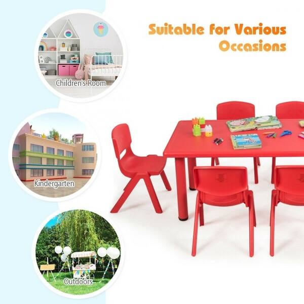Kids School Chair Kids Stacking Chair - Wooden Stackable Preschool ...