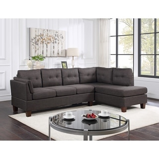 7Pcs Modular Sectional Sofa, Reversible Fabric Sofa Chaise with ...