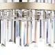 Casandra Brushed Champagne Silver 5-light Drum Crystal Chandelier - Bed ...