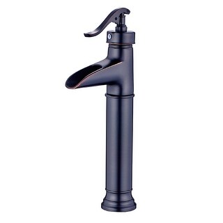 ORB Waterfall Single Hole Bathroom Iron Faucet - Bed Bath & Beyond ...