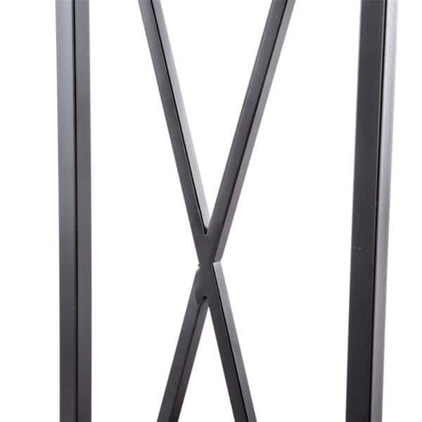 Triamine Board Cross Iron Frame Porch Table Sofa Side Table Reddish ...