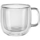 ZWILLING Sorrento Plus 2-pc Double-Wall Glass Cappuccino Mug Set - Clear - Bed Bath & Beyond ...