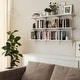 Wallniture Turin 60 Inch Long Wall Bookshelf, Floating Shelf with ...