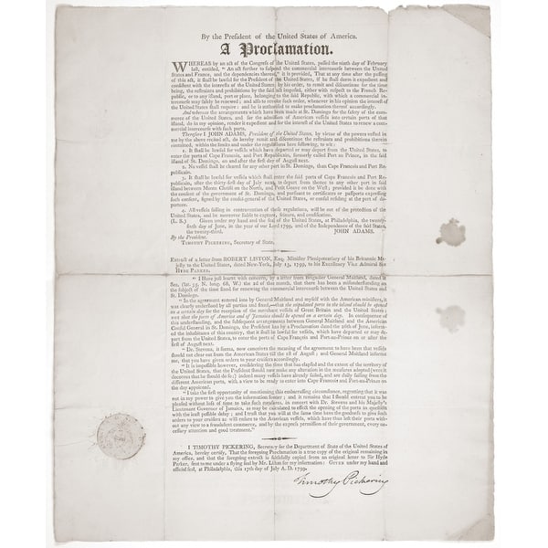 Alien And Sedition Acts Of 1798 Printed Document History - Bed Bath ...