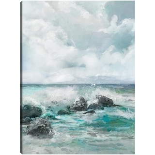 Shoreline Surf By Studio Arts Canvas Art Print - Bed Bath & Beyond ...